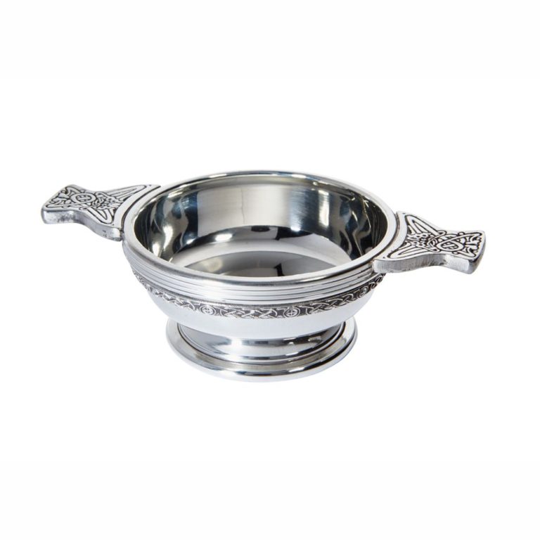 90mm quaich bowl - personlised quaich-scottish cup- Pewter.co.uk – The ...