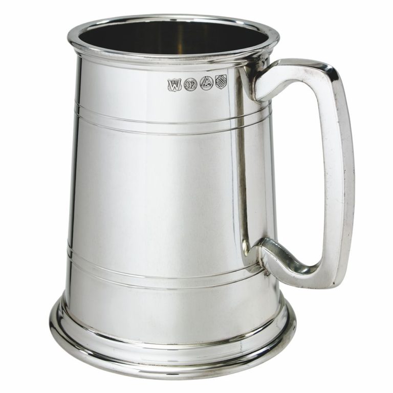 Pewter Beer Tankard - Personalised Engraving - Pewter.co.uk