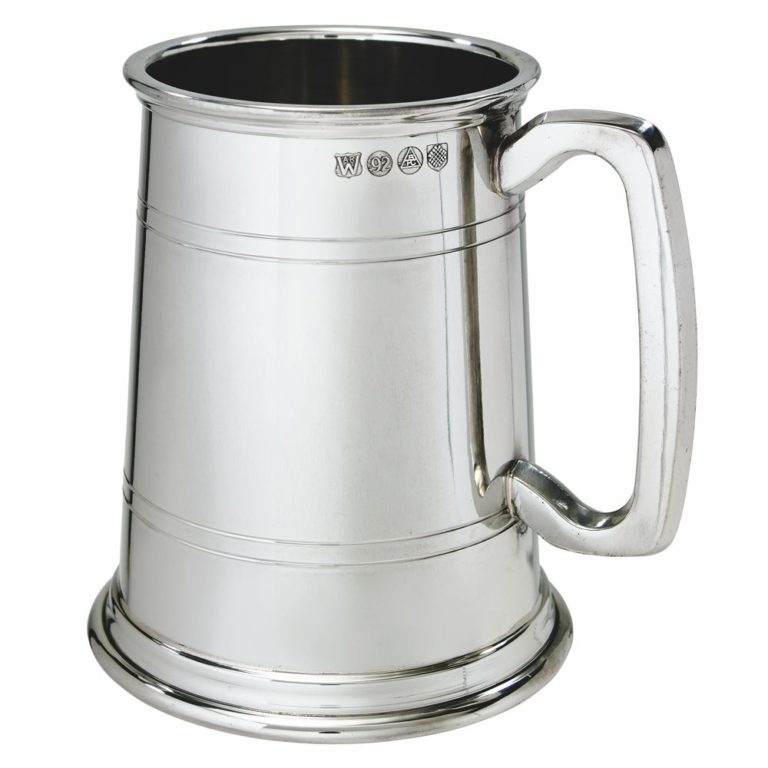 Pewter Beer Tankard - Personalised Engraving - Pewter.co.uk
