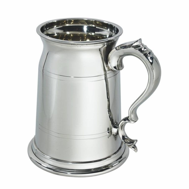 Old London - 2 pint - big beer tankard - Pewter.co.uk
