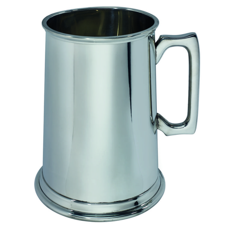 Four Pint Tankard - Huge Beer Mug - Pewter.co.uk